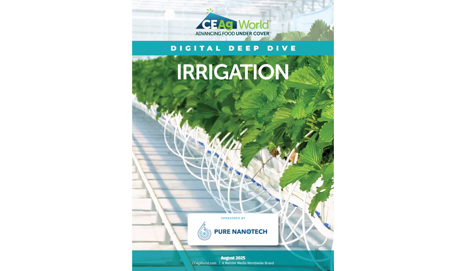 New Digital Deep Dive Focuses on Irrigation in CEA - CEAg World